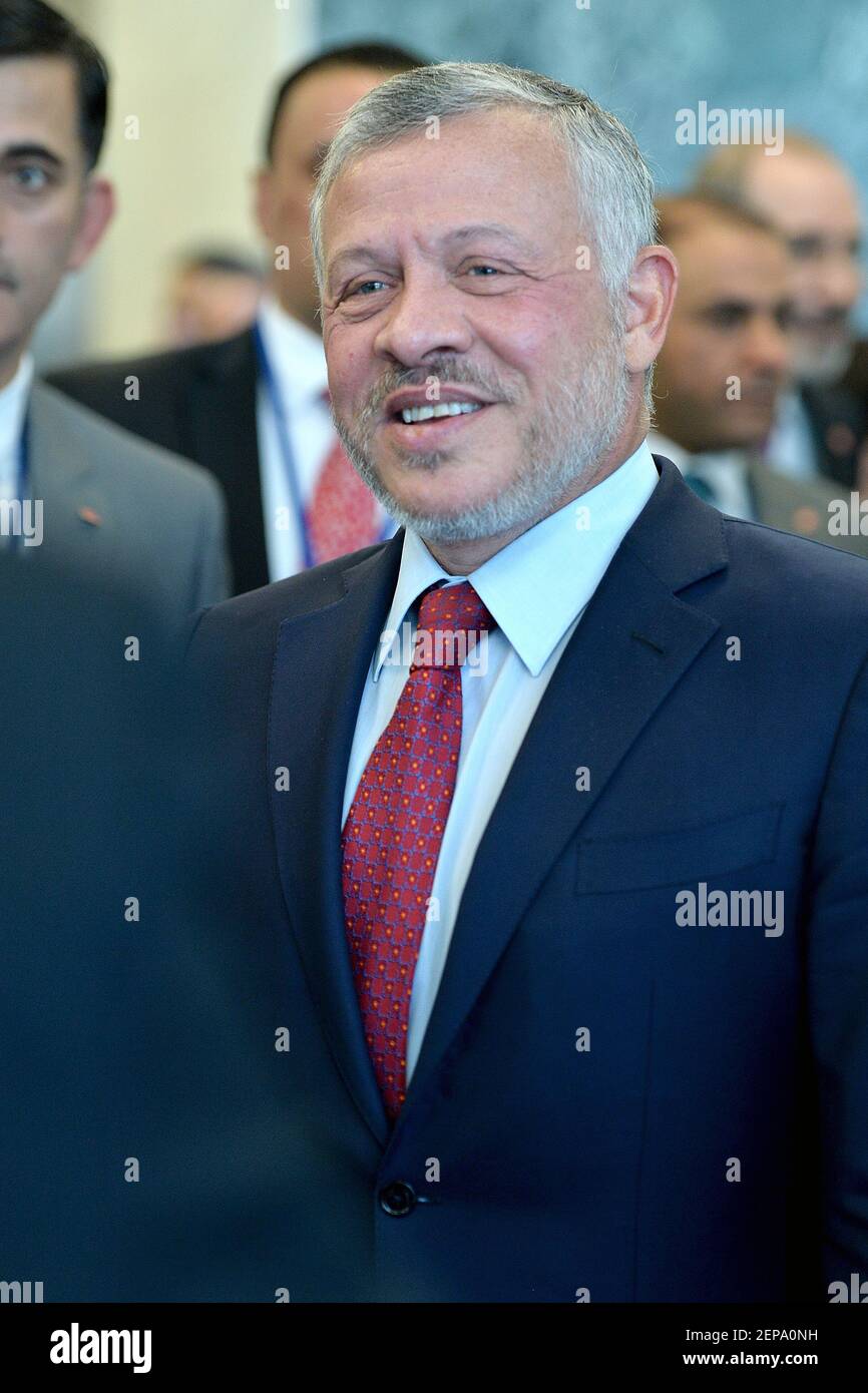 His Majesty King Abdullah II ibn Al Hussein (center), King of Jordan ...