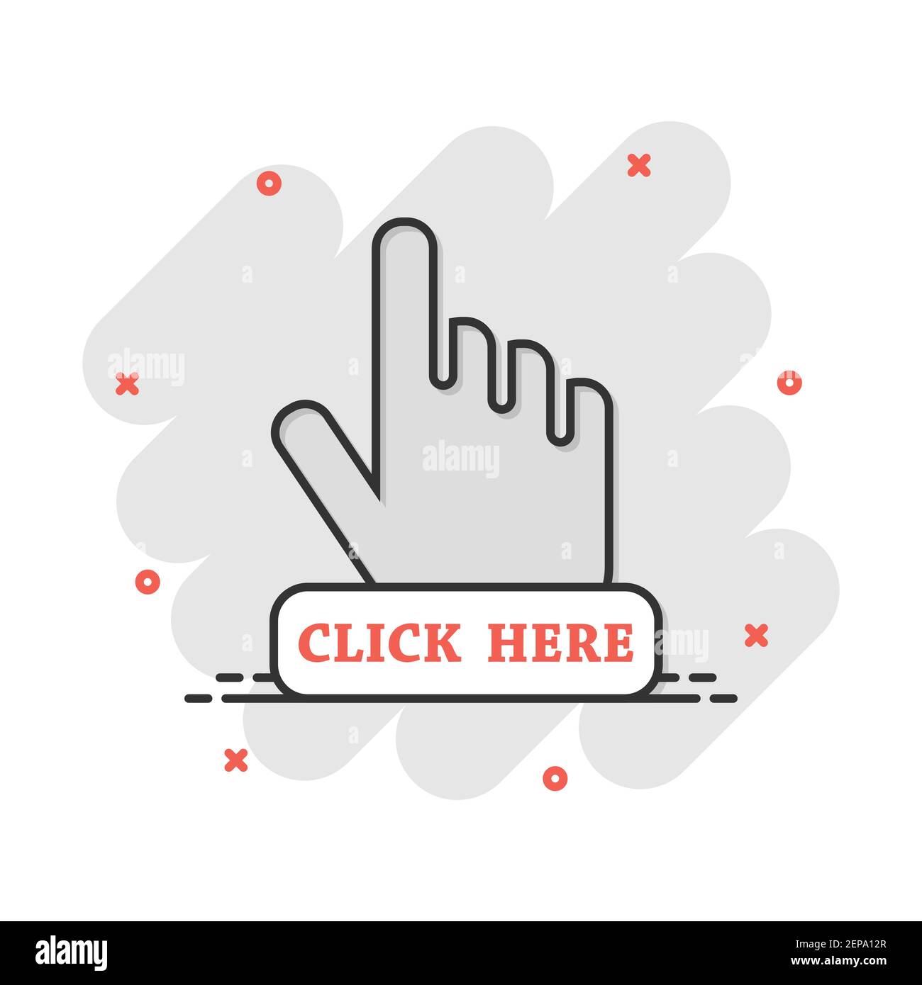 Cartoon pointer Cut Out Stock Images & Pictures - Alamy