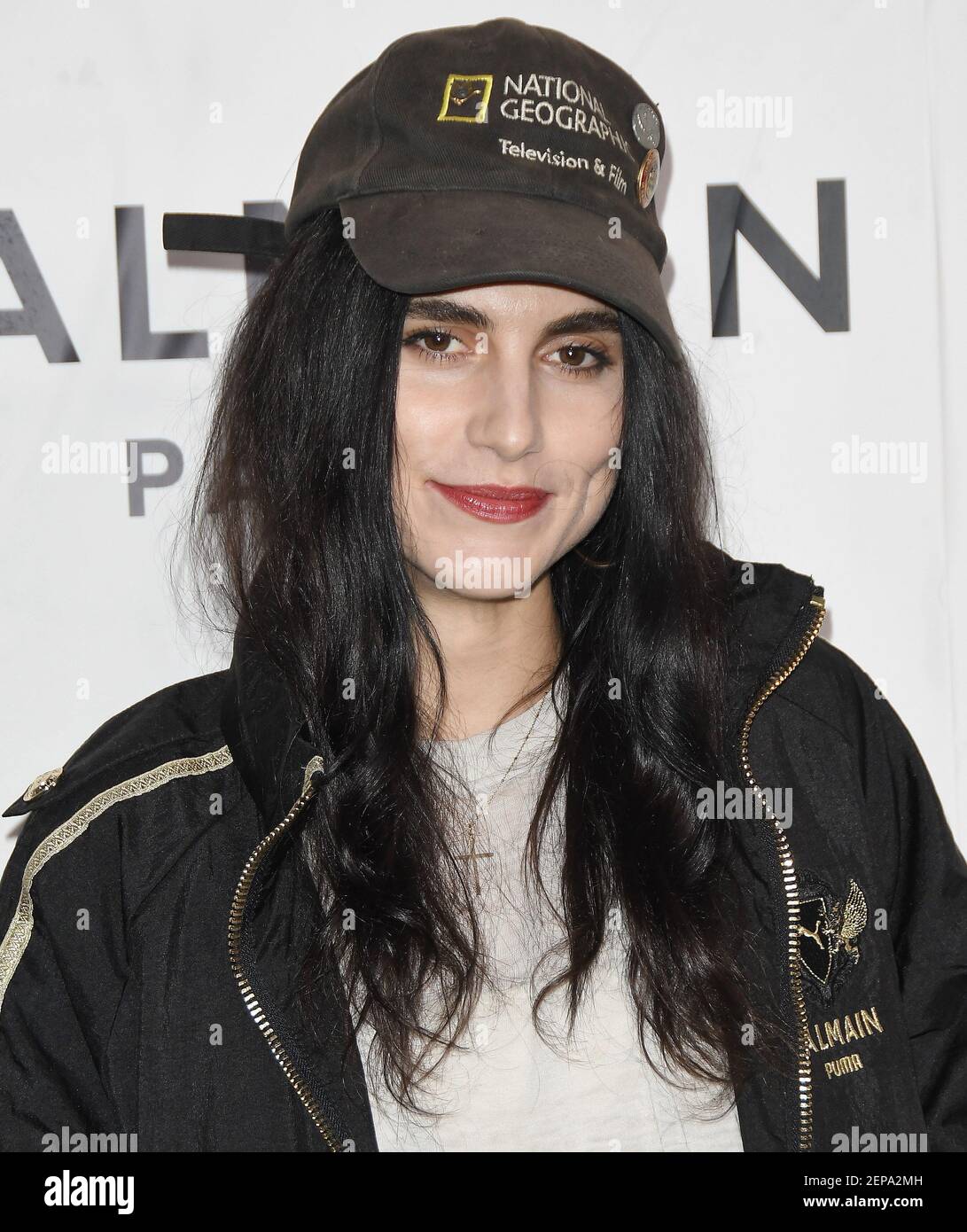 Langley Fox Hemingway arrives at the PUMA x Balmain Launch Event held ...