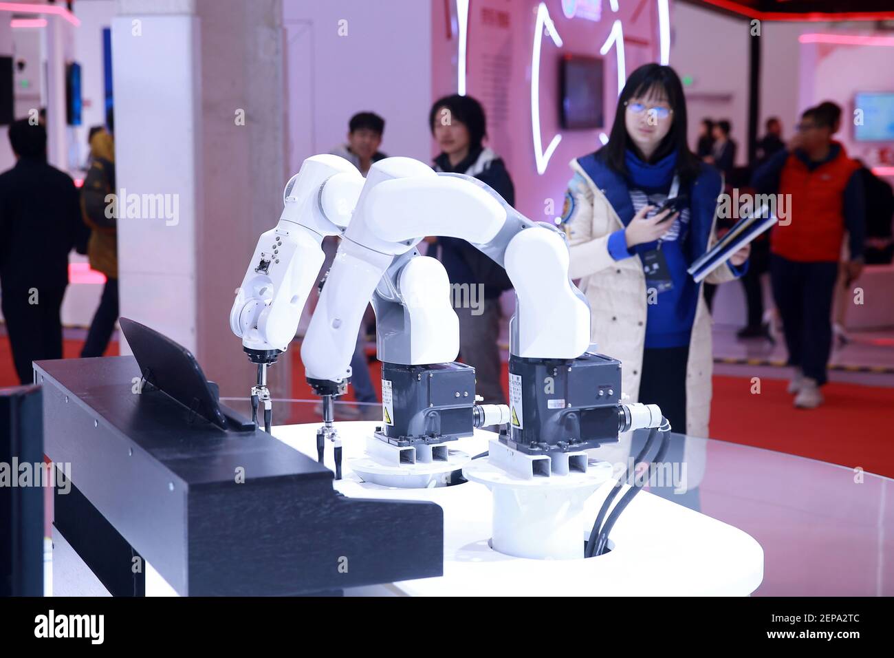 Beijing ,CHINA-On November 21, 2019, the first world 5G conference ...