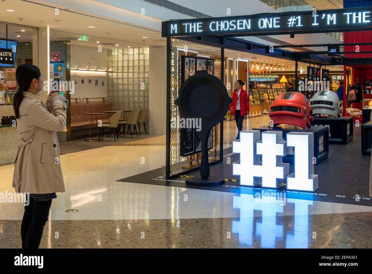 Shanghai,CHINA-China's first pop-up store for "PLAYERUNKNOWNâ€™S ...