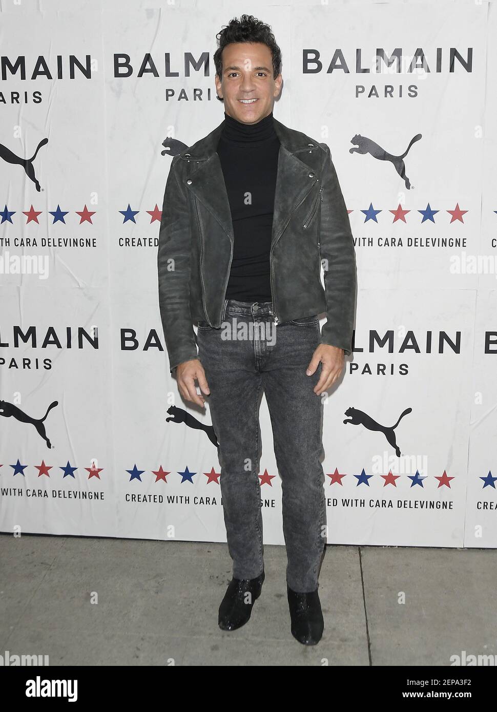 George Kotsiopolous arrives at the PUMA x Balmain Launch Event held at ...