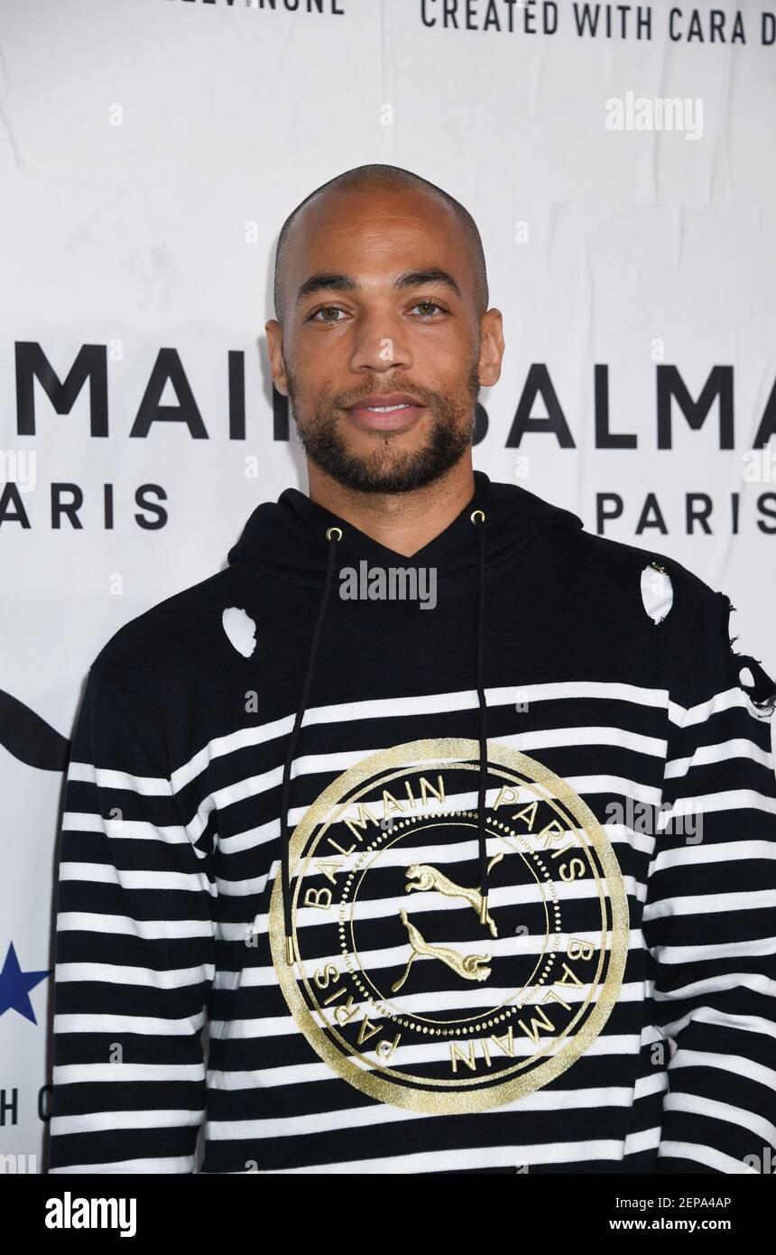 Kendrick Sampson wearing Puma X Balmain arrives to the Launch of Puma X ...