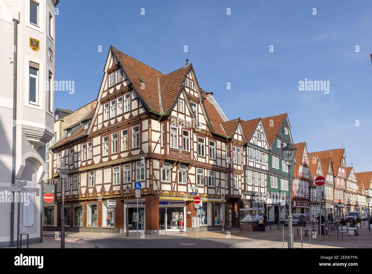 Lower Saxonian city Celle has a historical old town and is a famous ...