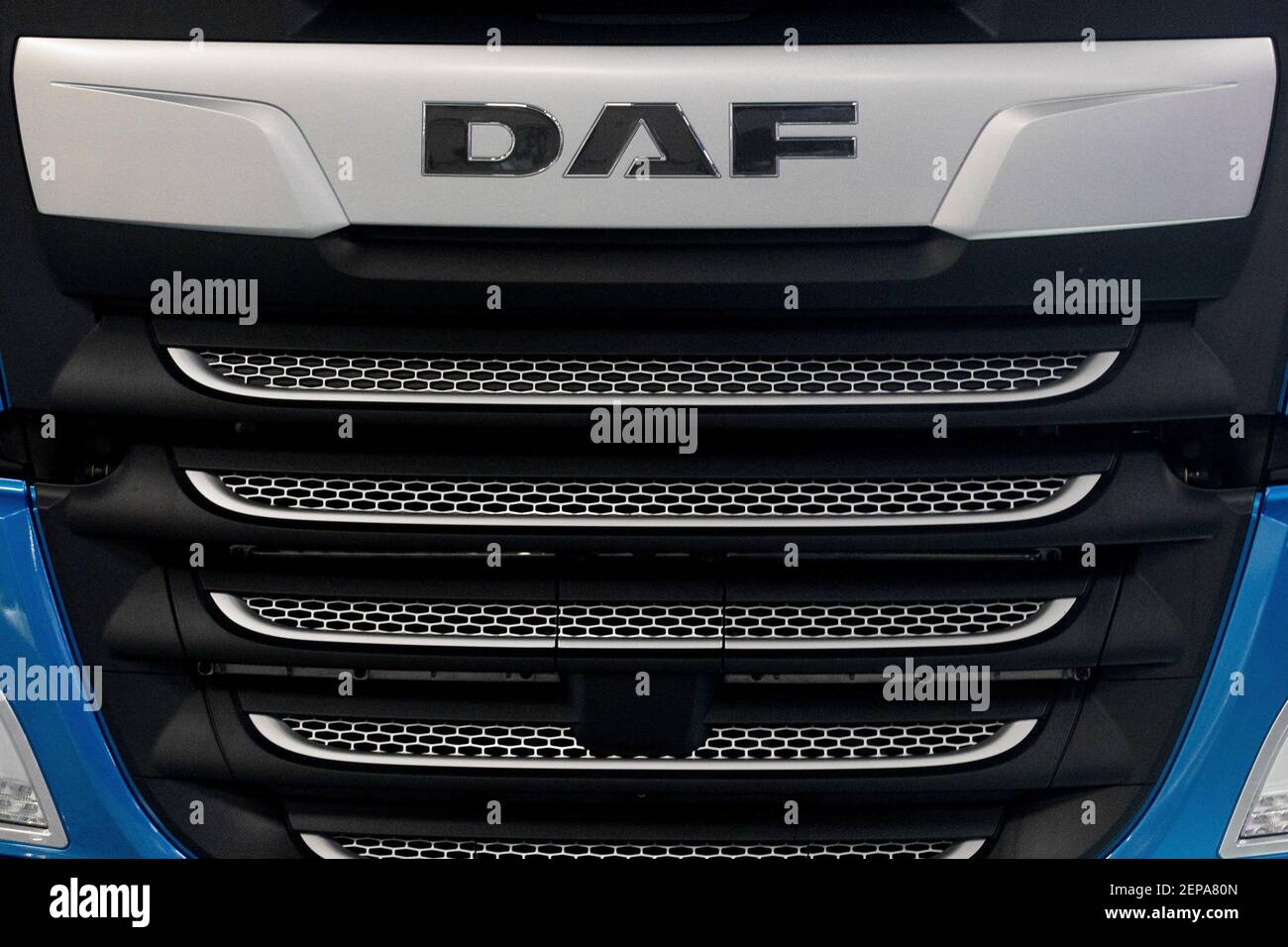 EINDHOVEN, centre, 22-11-2019, Logo and exterior of the DAF Trucks ...