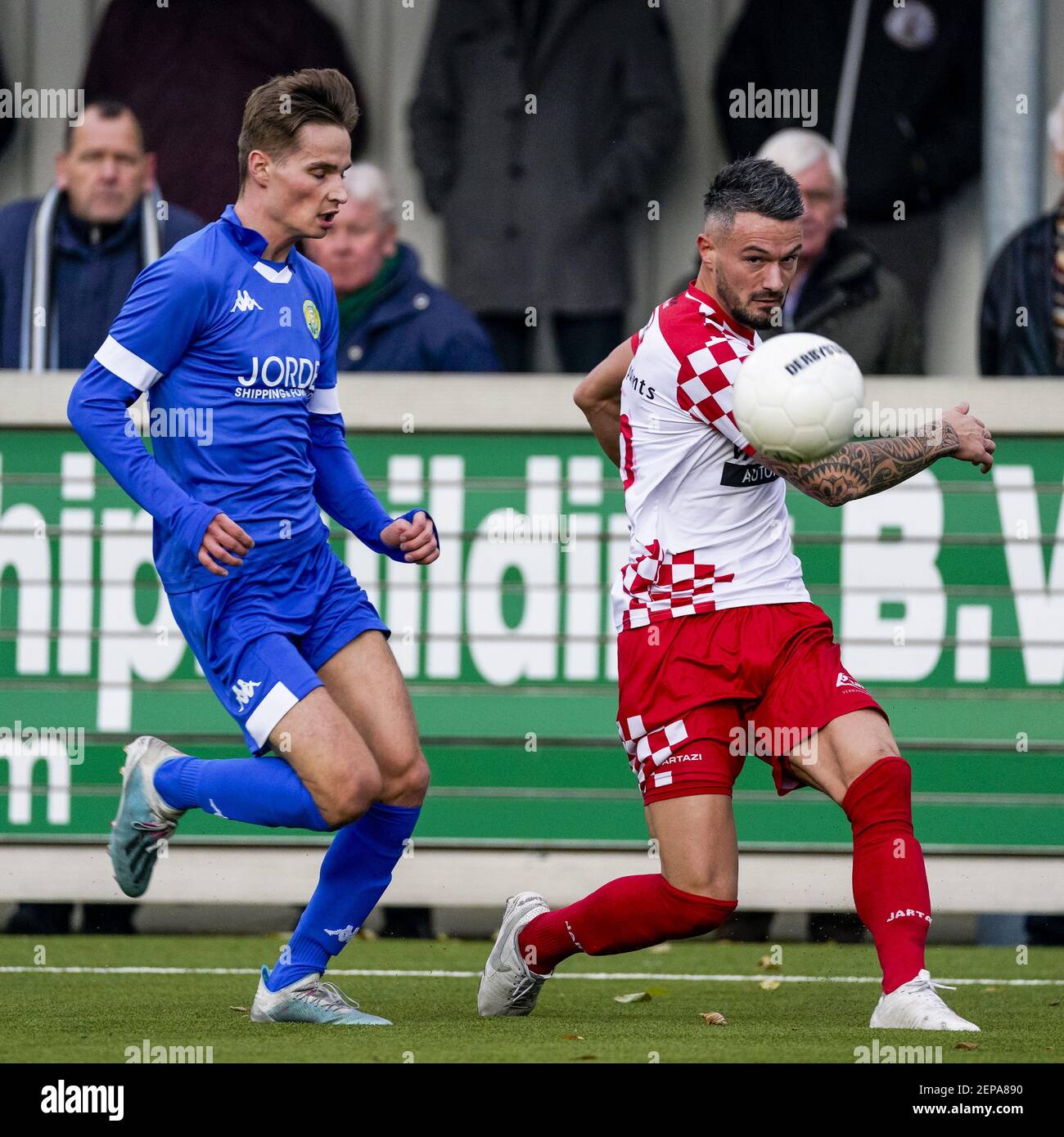 WERKENDAM, Netherlands, 23-11-2019, football, Kozakken Boys stadium De ...