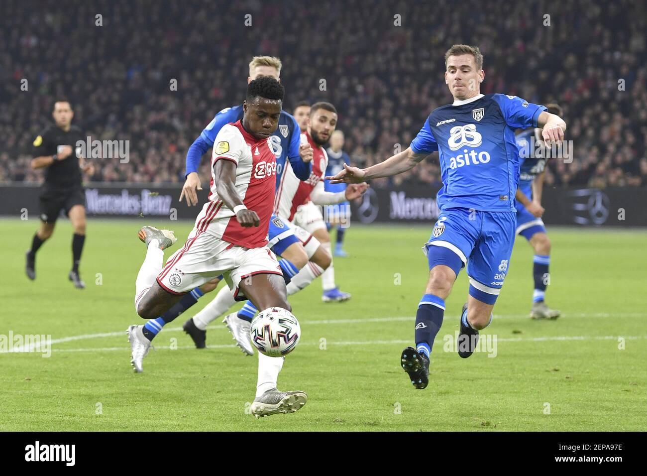 AMSTERDAM, 23-11-2019 Stadium JohanCruyff Arena. Dutch Eredivisie ...