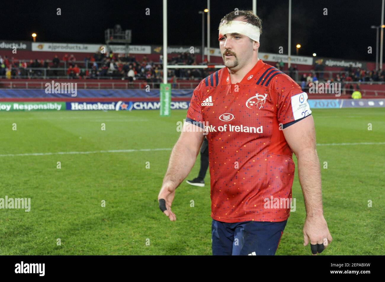 James Cronin of Munster during the Heineken Champions Cup Round 2 match ...