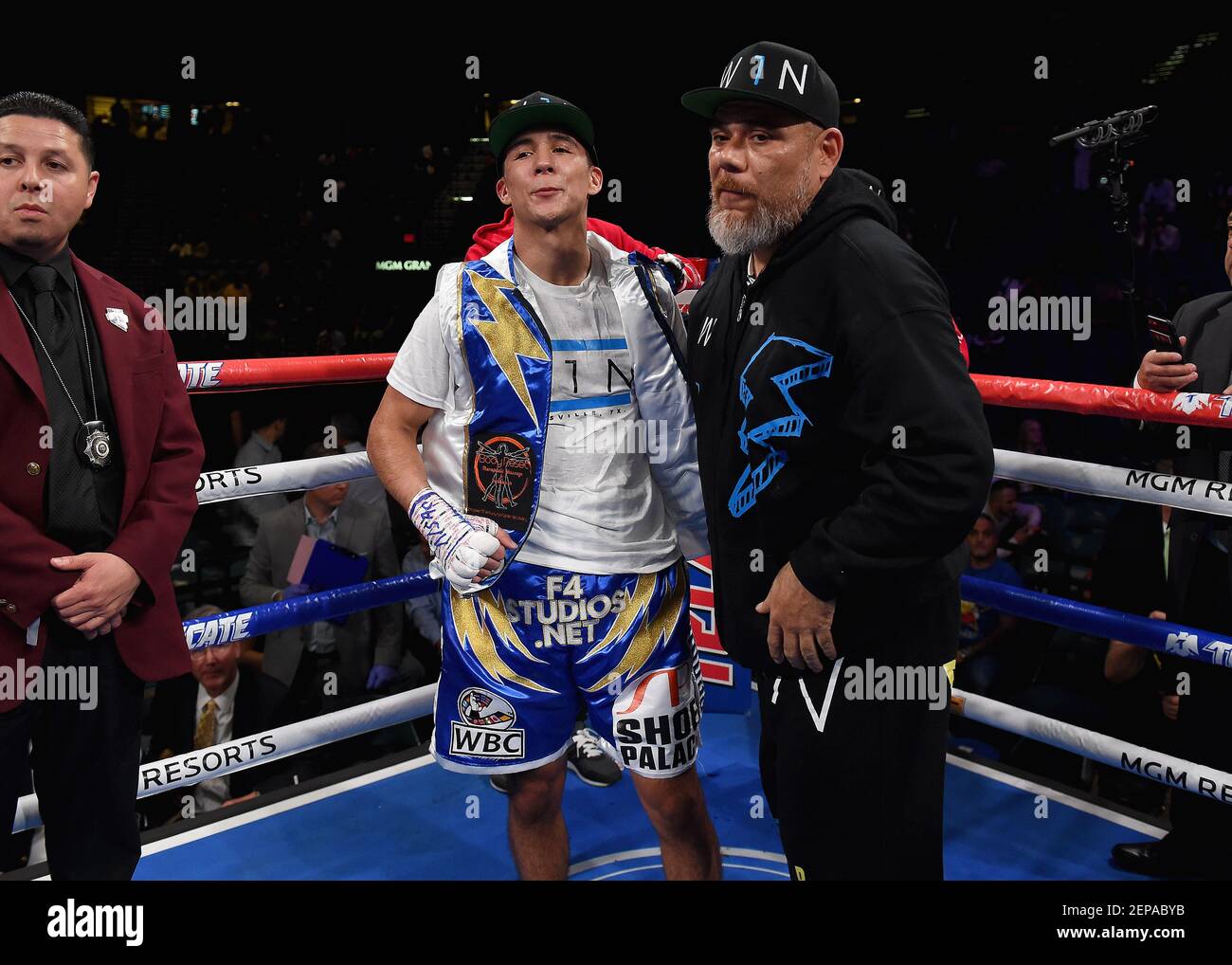 LAS VEGAS - NOVEMBER 23: Omar Juarez on the Fox Sports PBC Fight Night ...