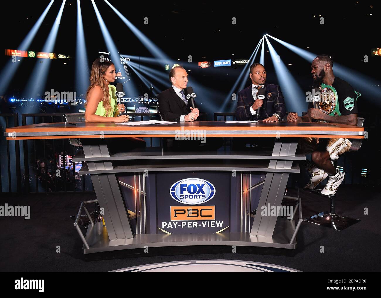 LAS VEGAS - NOVEMBER 23: Kate Abdo, Ray Mancini, Shawn Porter and ...