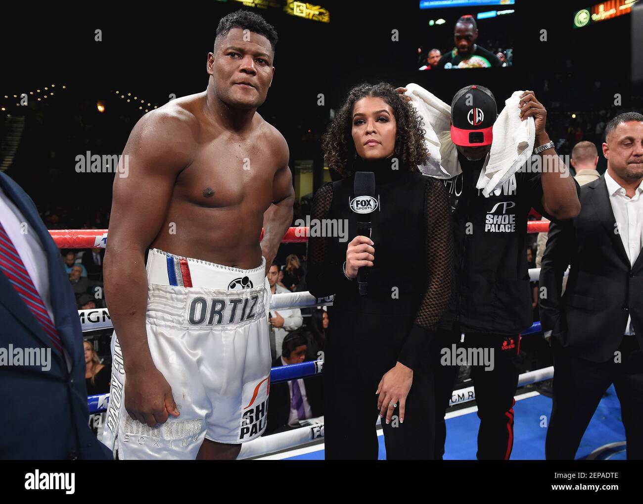 LAS VEGAS - NOVEMBER 23: Luis Ortiz and Jordan Plant on the FOX Sports ...