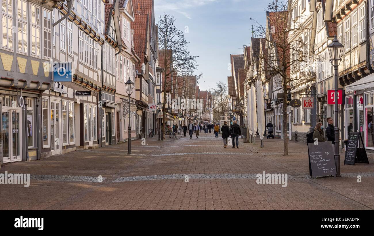 Lower Saxonian city Celle has a historical old town and is a famous ...