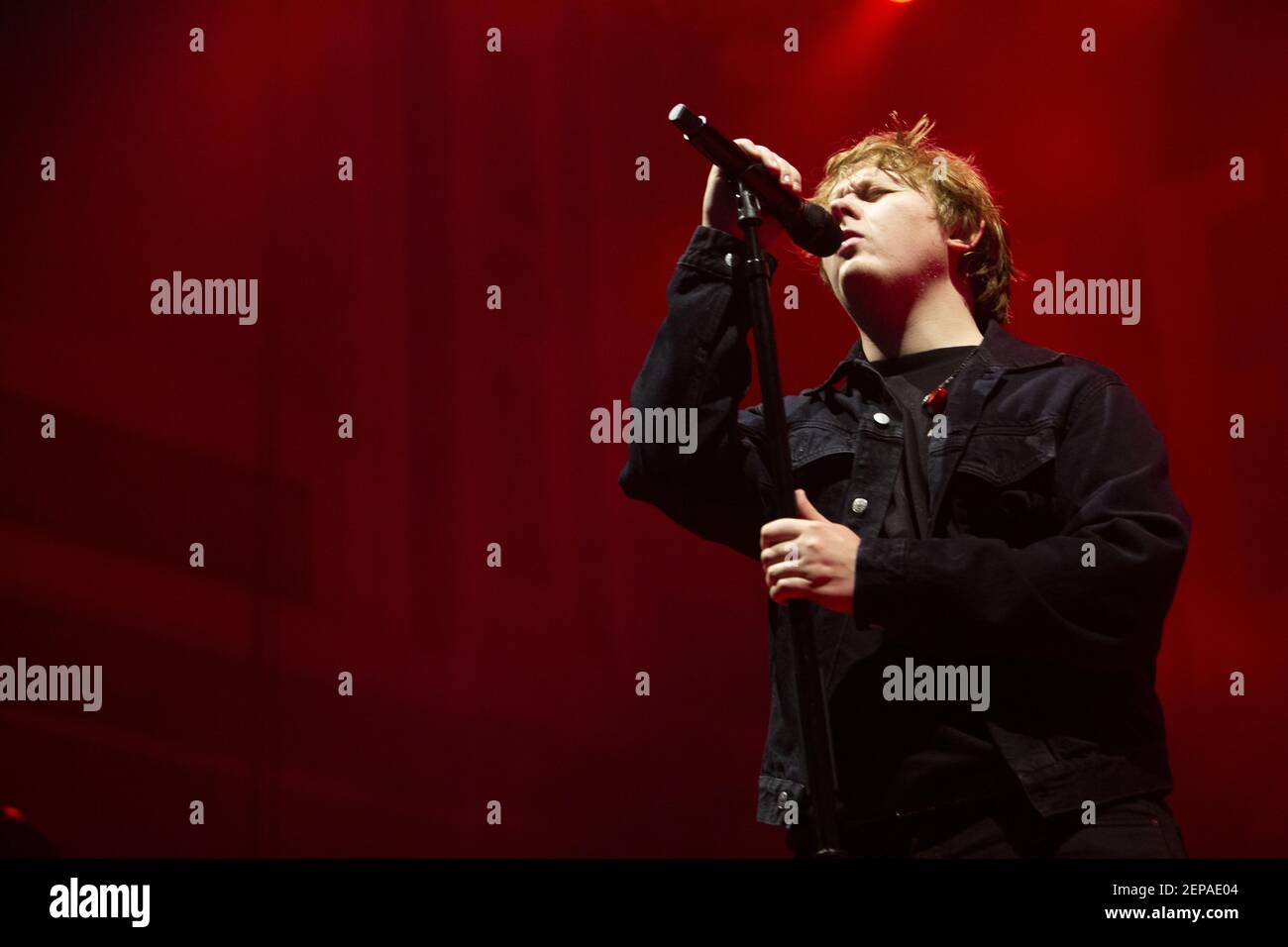 Scottish Singer/Songwriter Lewis Capaldi performs live on stage at a ...