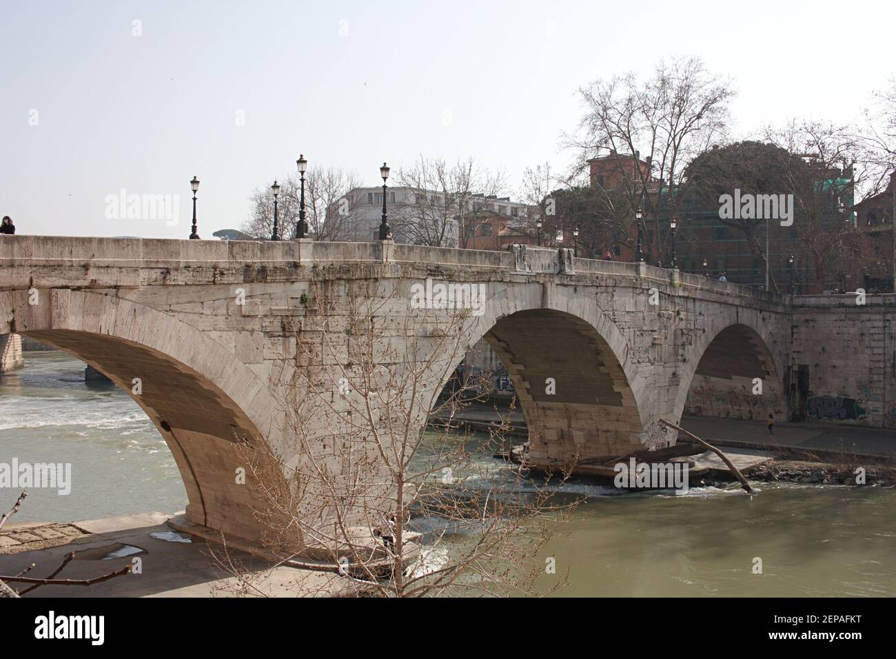 Ponte cestio rome hi-res stock photography and images - Alamy