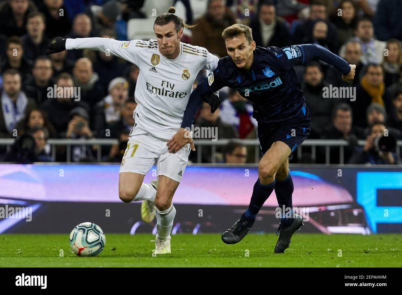 Gareth Bale of Real Madrid seen in action during the La Liga match ...