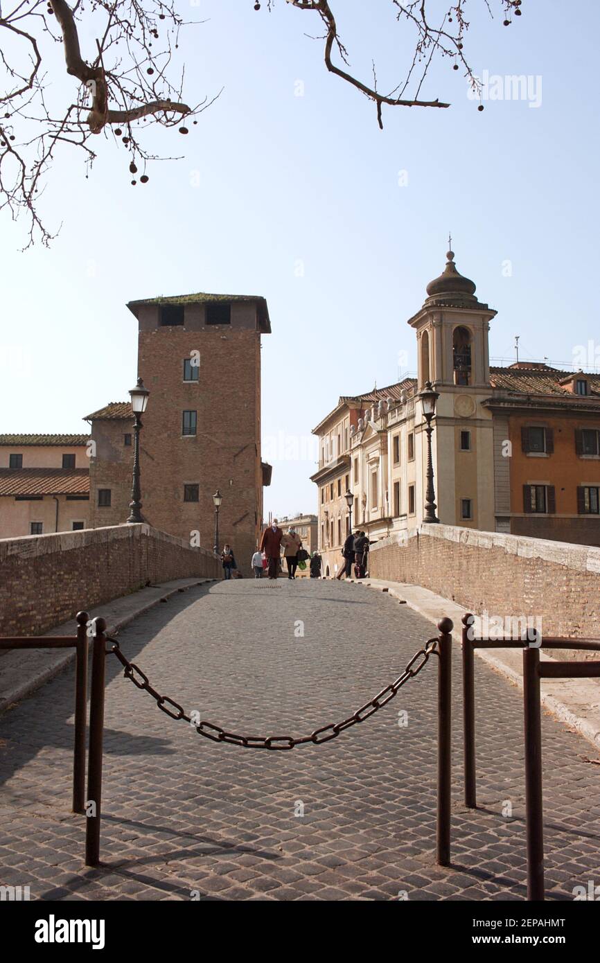 Pons fabricius bridge hi-res stock photography and images - Alamy