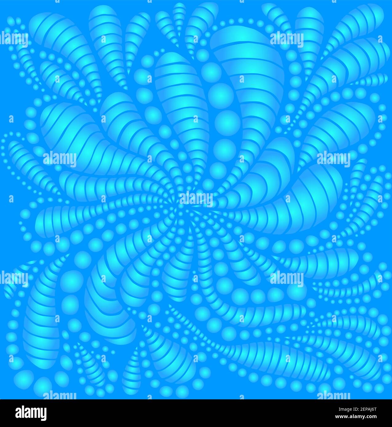 Blue and cyan colorful gradient abstract decorative pattern ...