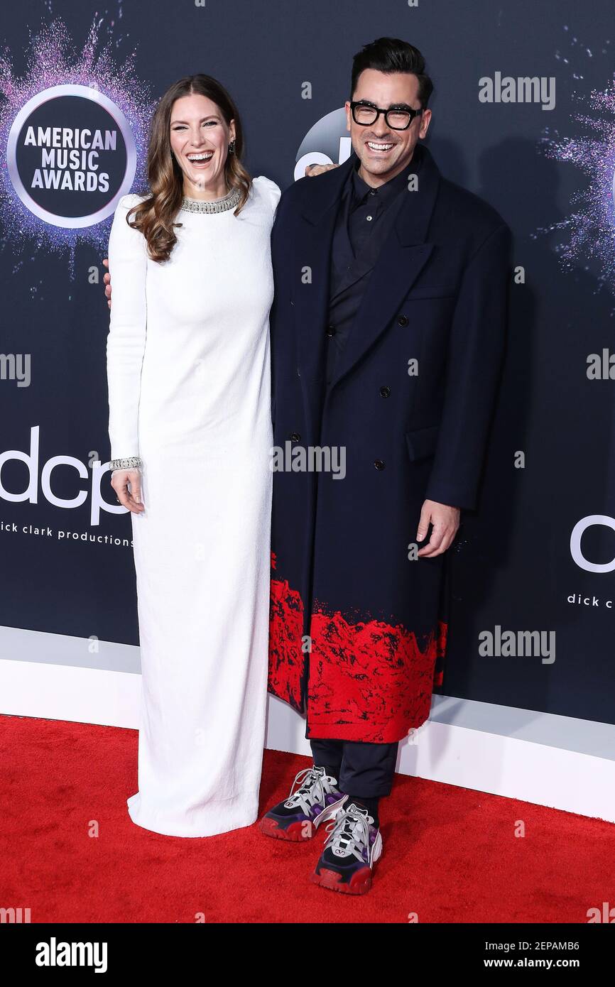 LOS ANGELES, CALIFORNIA, USA - NOVEMBER 24: Sarah Levy and Daniel Levy ...