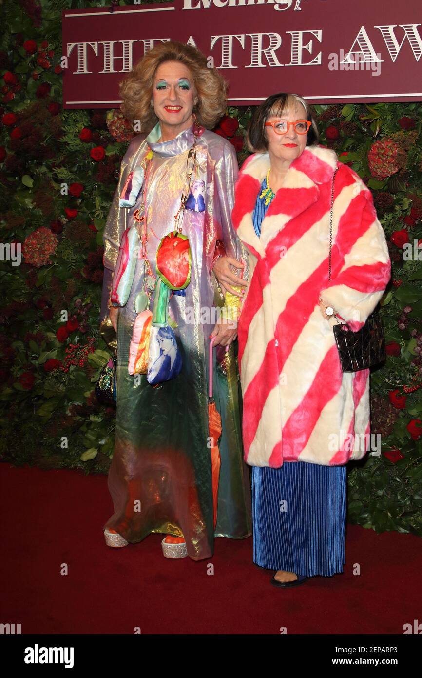 Grayson Perry and wife attend the 65th Evening Standard Theatre Awards ...