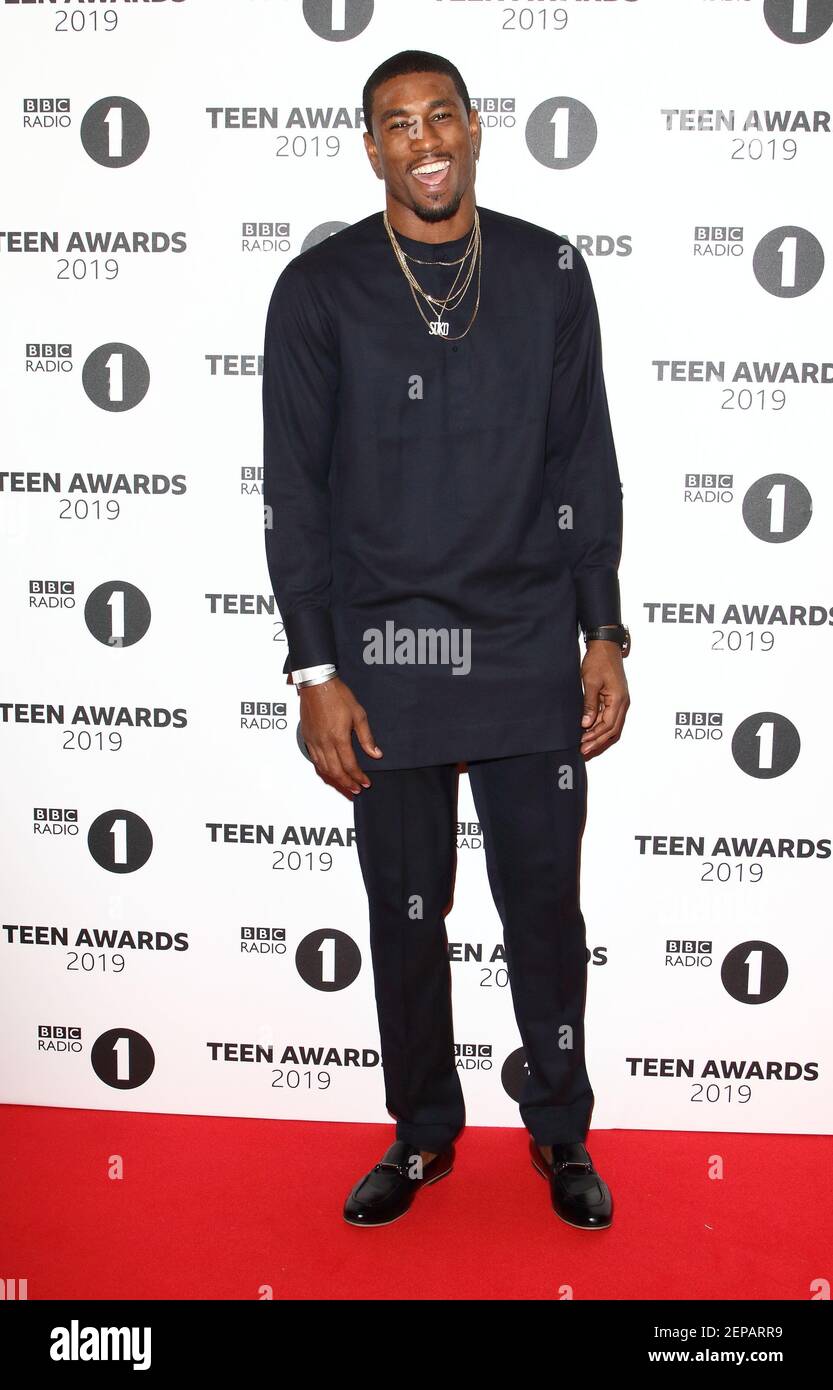 Ovie Soko on the red carpet during the Radio One Teen Awards at BBC ...