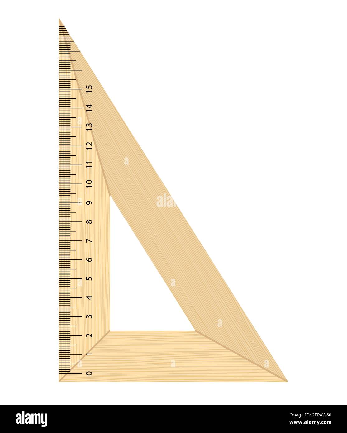 Triangle Ruler Vector