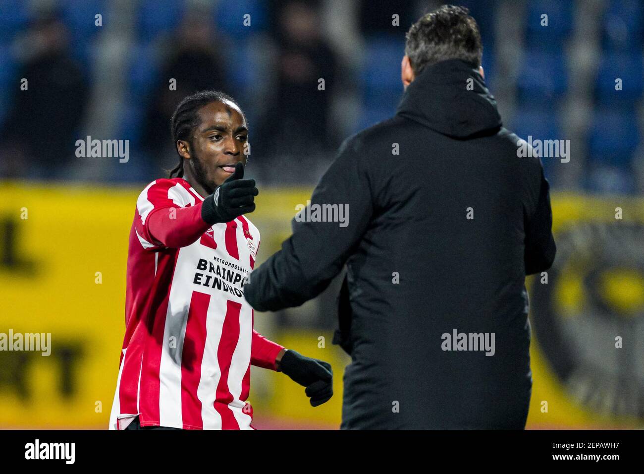 EINDHOVEN, Netherlands, 25-11-2019, football, Jan Louwers stadium ...