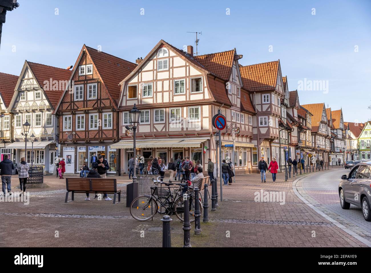 Lower Saxonian city Celle has a historical old town and is a famous ...