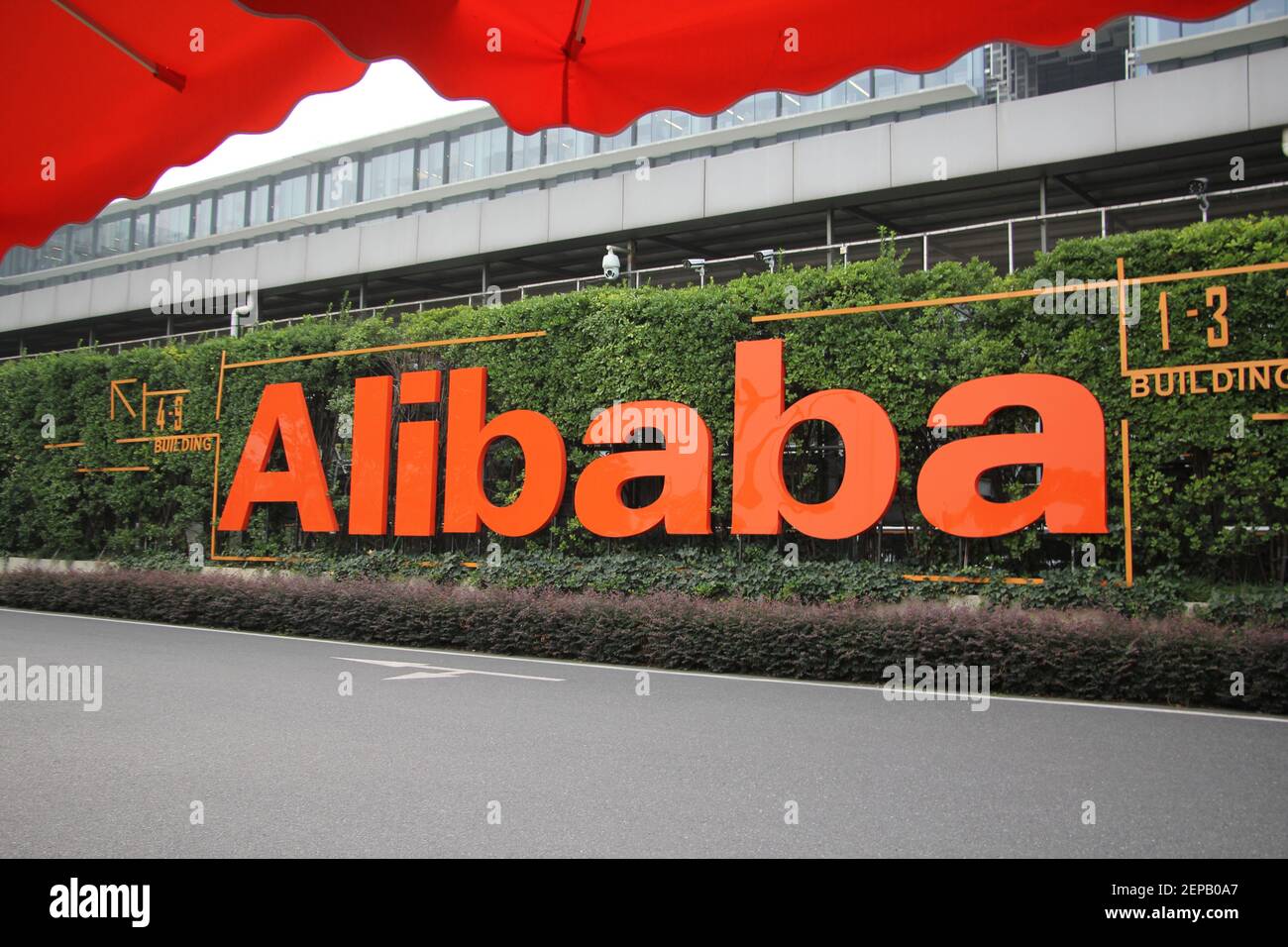 In this undated photo, logo of Alibaba Group, a Chinese multinational ...