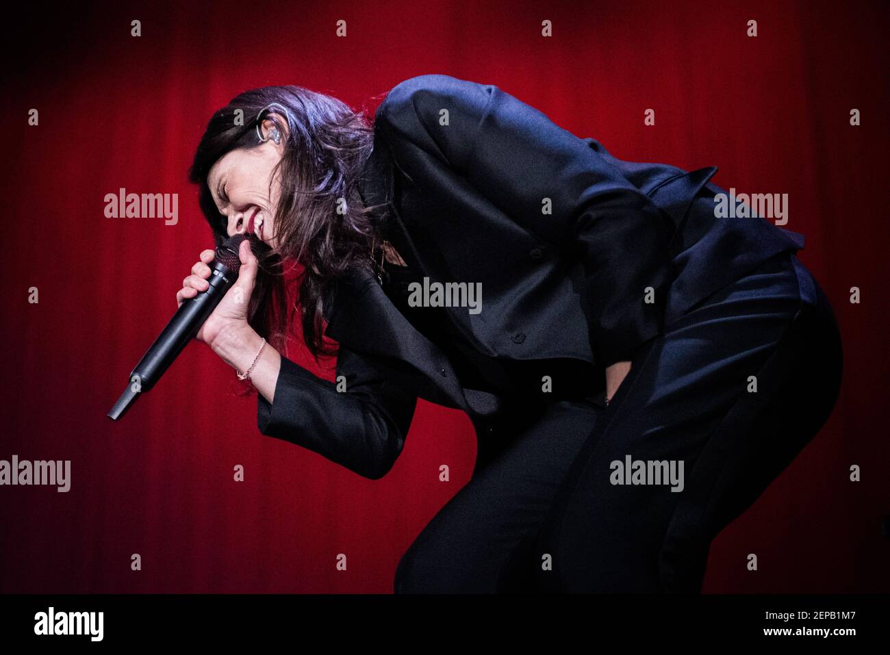 The Italian singer and songwriter Elisa, stage name of Elisa Toffoli ...