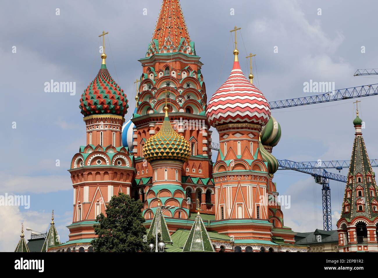 Moscow, Russia, Red Square, Cathedral of Intercession of Most Holy ...