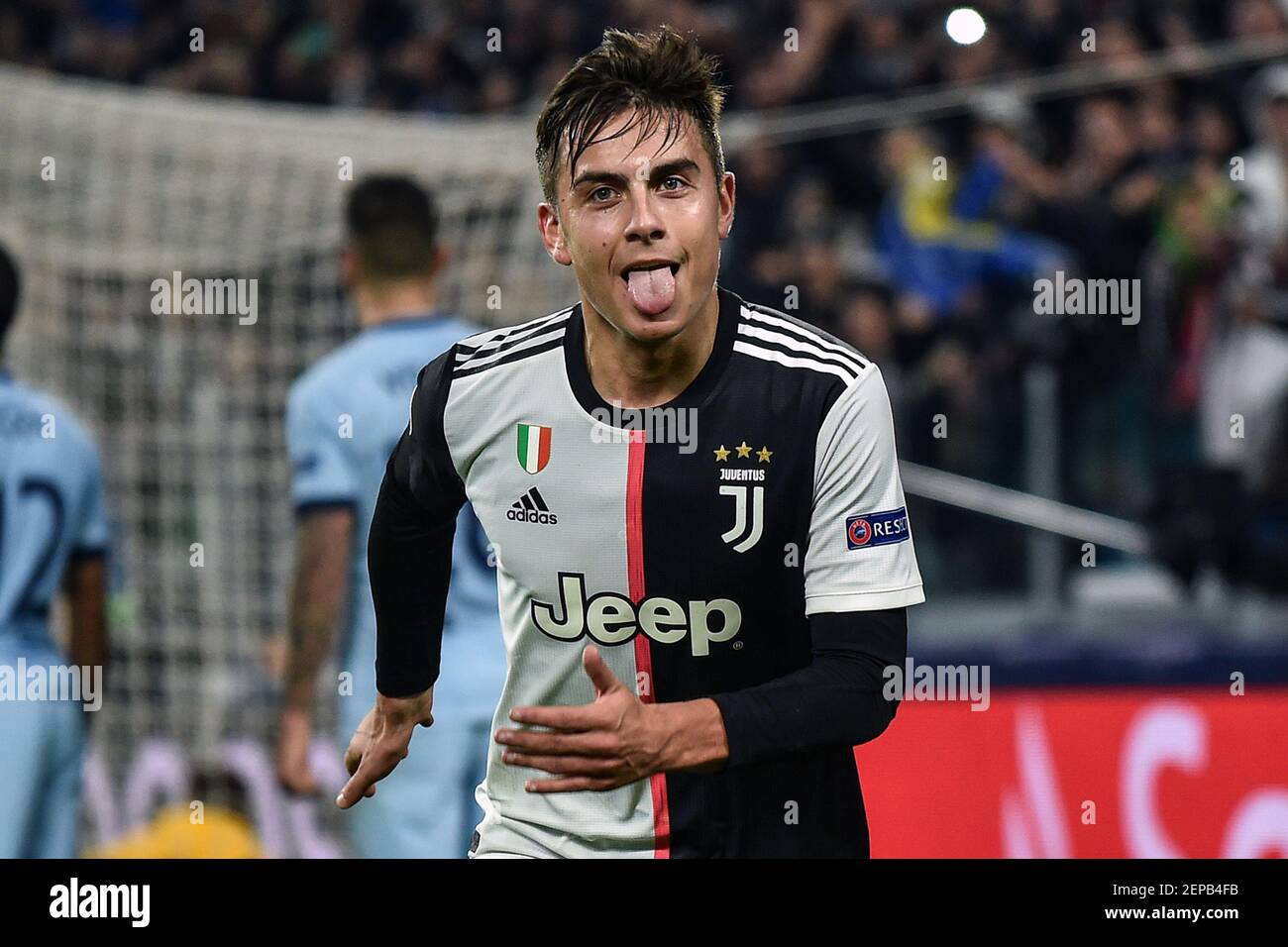 Paulo Dybala of Juventus celebrates after scoring the winning goal of 1 ...