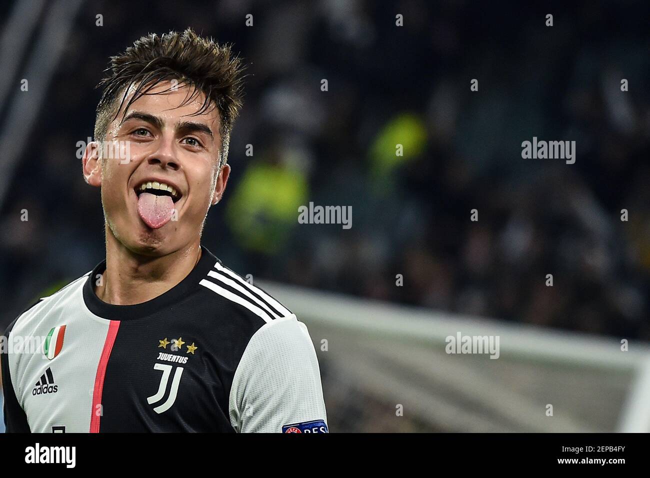 Paulo Dybala of Juventus celebrates after scoring the winning goal of 1 ...
