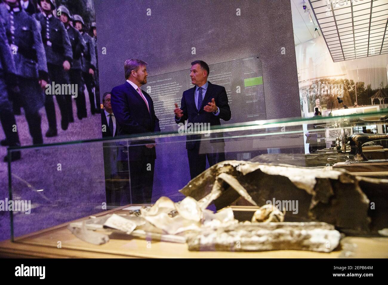 VUGHT, Opening Nationaal Monument Kamp Vught, 27-11-2019. King Willem ...