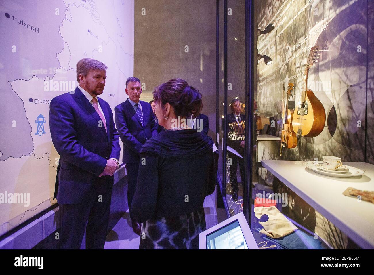 VUGHT, Opening Nationaal Monument Kamp Vught, 27-11-2019. King Willem ...