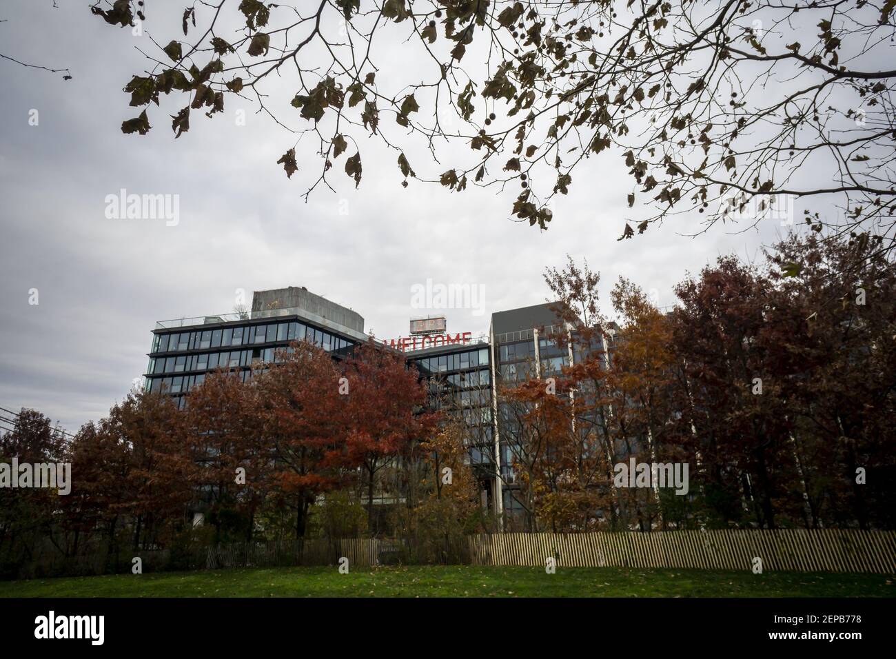 The former Jehovahâ€™s Witnesses headquarters which once supported a ...