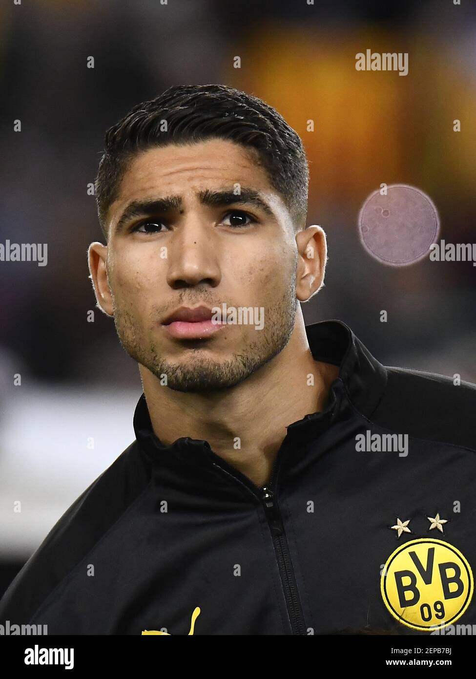 Achraf Hakimi of Borussia Dortmund during the match FC Barcelona v ...