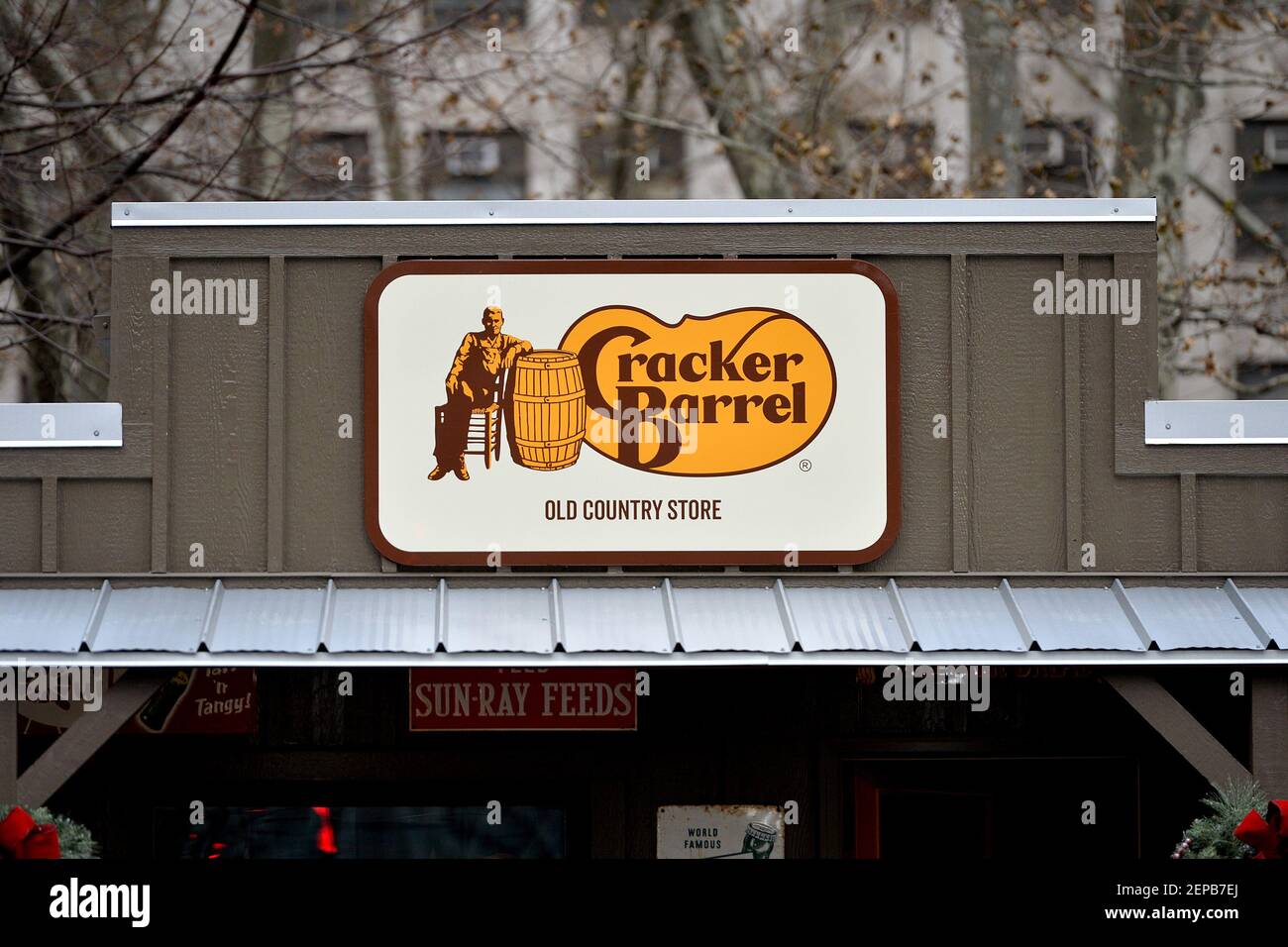 At only 269 square feet, a Cracker Barrel mobile pop-up is set up in ...