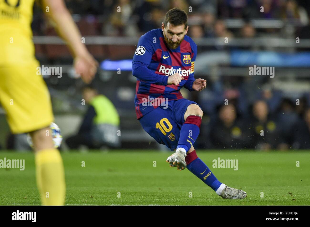 during the UEFA Champions League Group F match between FC Barcelona and ...