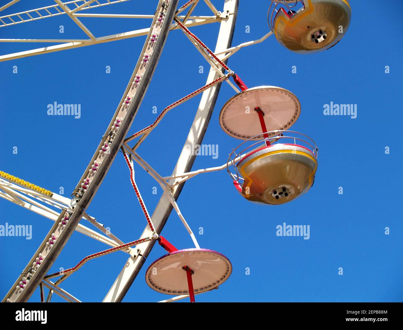 Giant Wheel Gondolas Stock Photo - Alamy