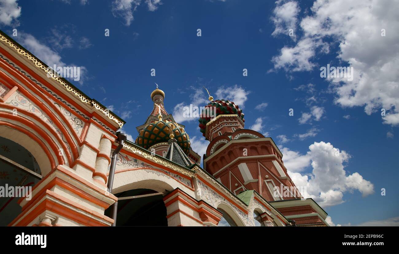 Moscow, Russia, Red Square, Cathedral of Intercession of Most Holy ...