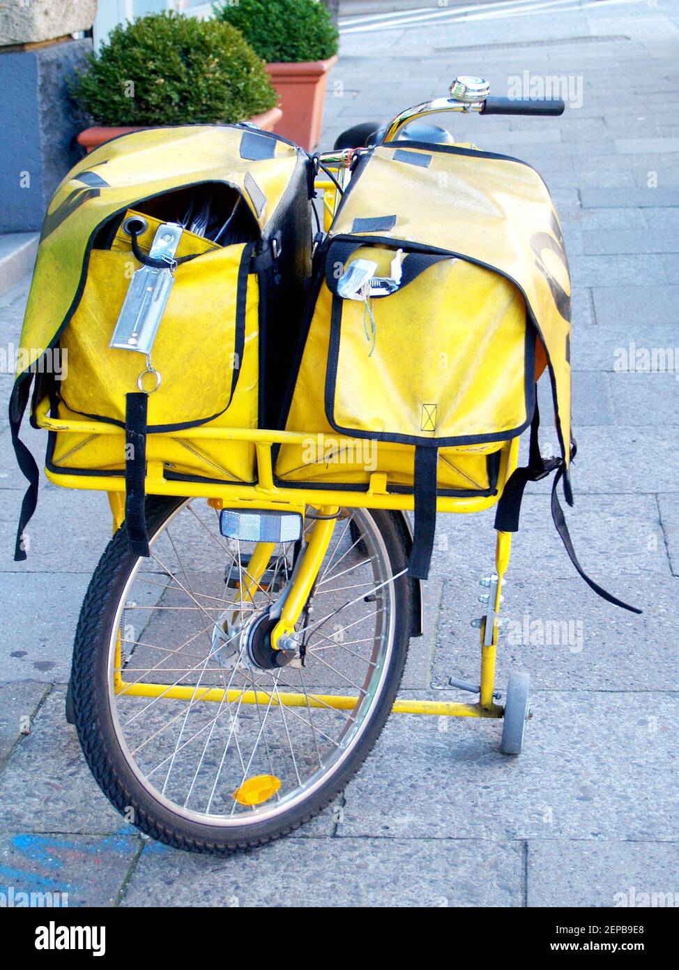 Postal Delivery Bike, Germany Stock Photo - Alamy