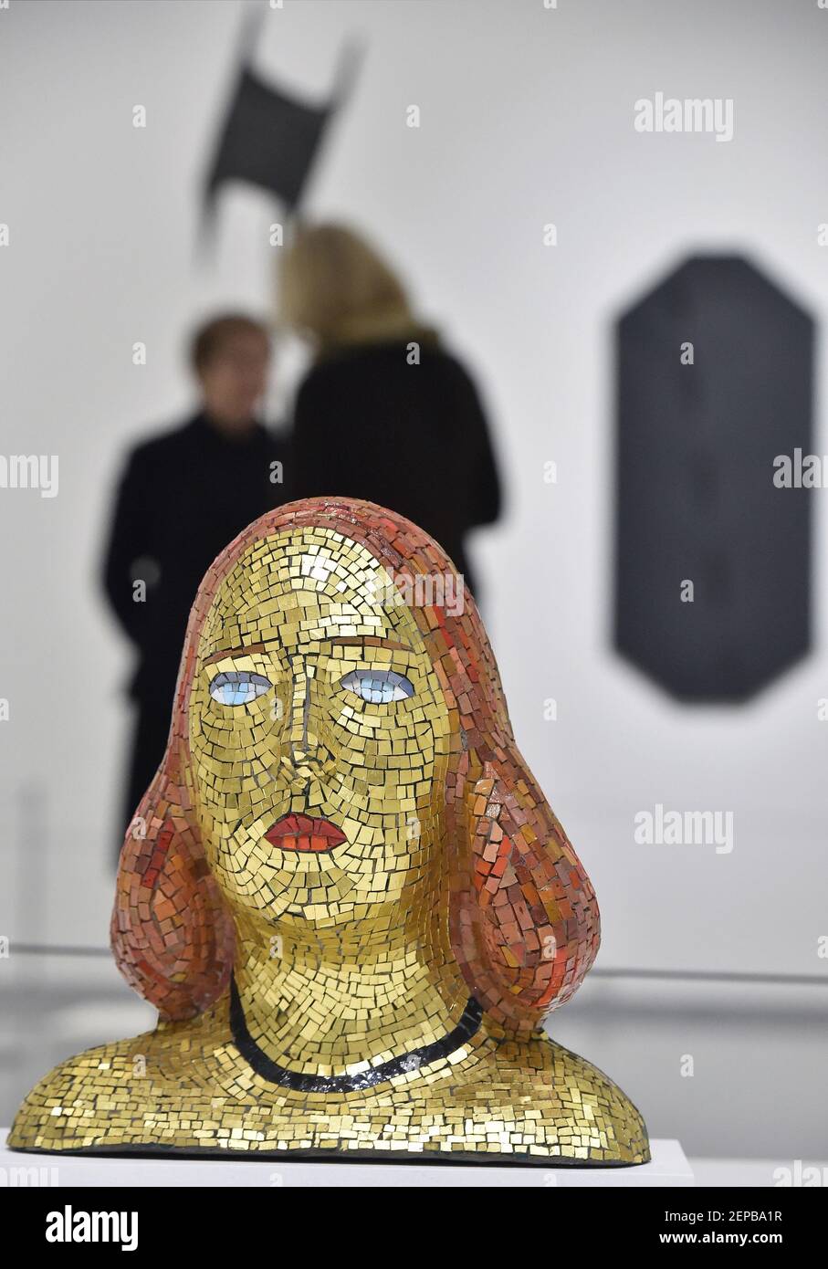 Opening ceremony of the "Lucio Fontana. Retrospective" exhibition at ...