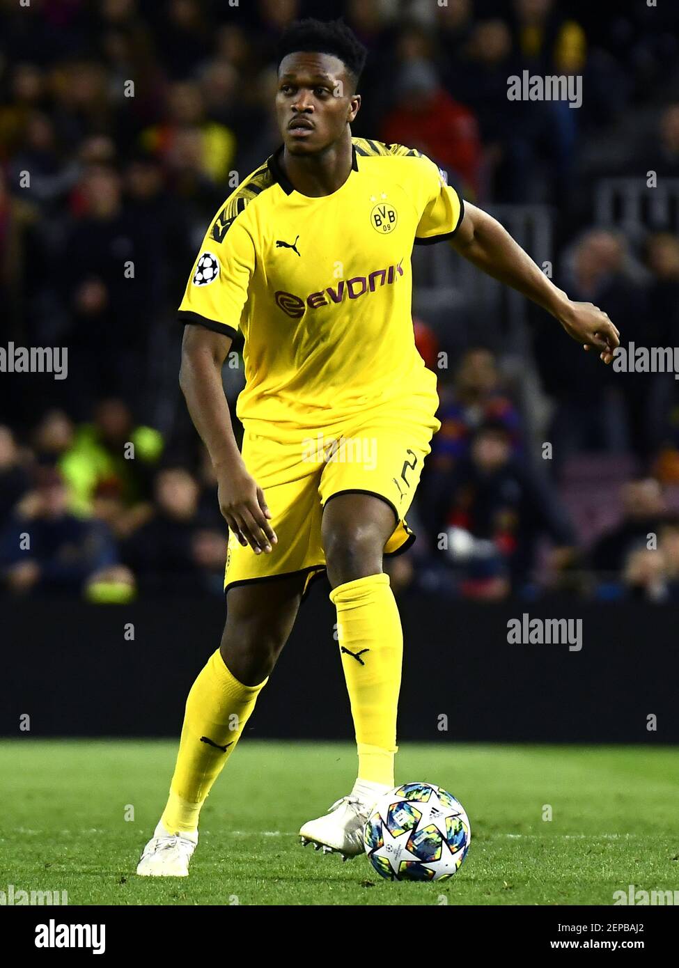 Dan-Axel Zagadou of Borussia Dortmund during the match FC Barcelona v ...