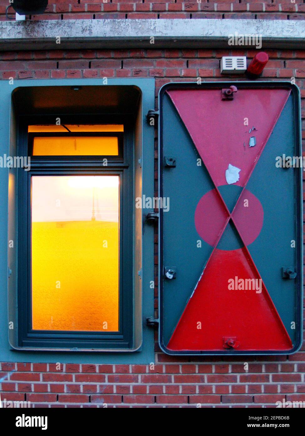 Flood Protection Window Stock Photo - Alamy