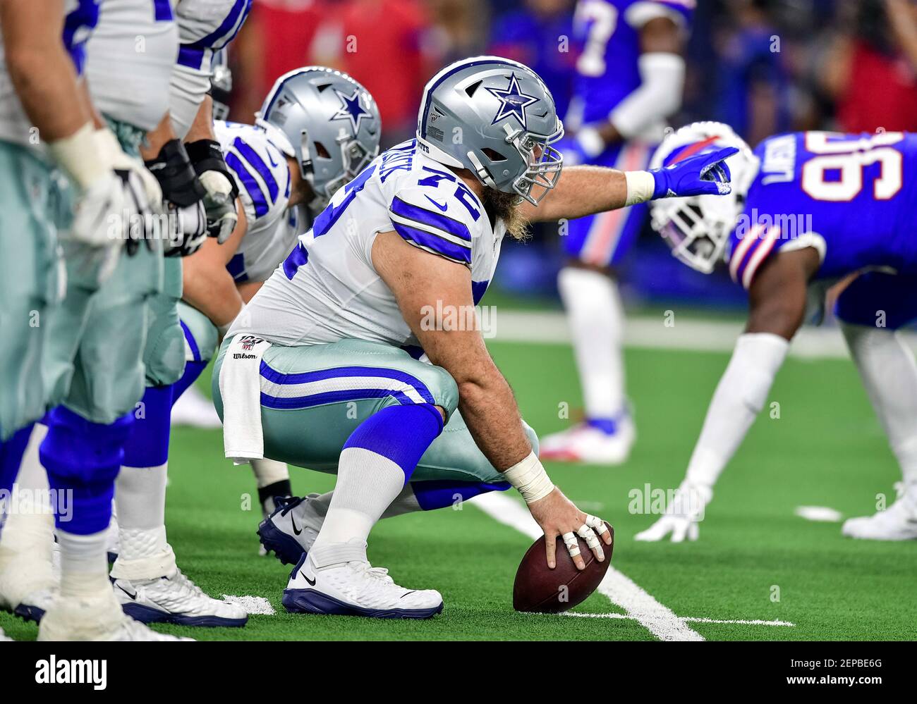 November 28th, 2019:.Dallas Cowboys center Travis Frederick (72) during ...