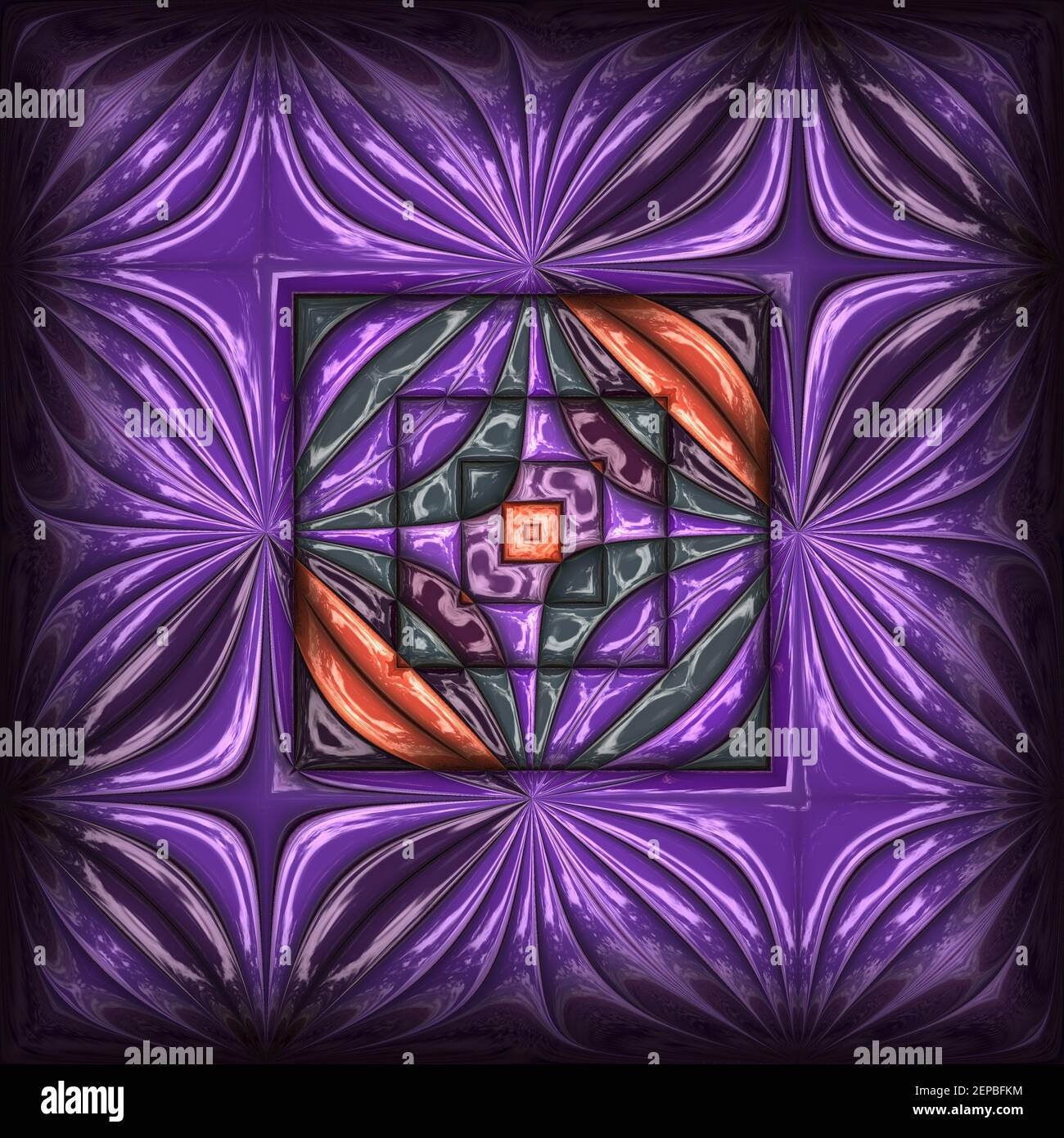 3D render of plastic puff pixels background tile with embossed ...