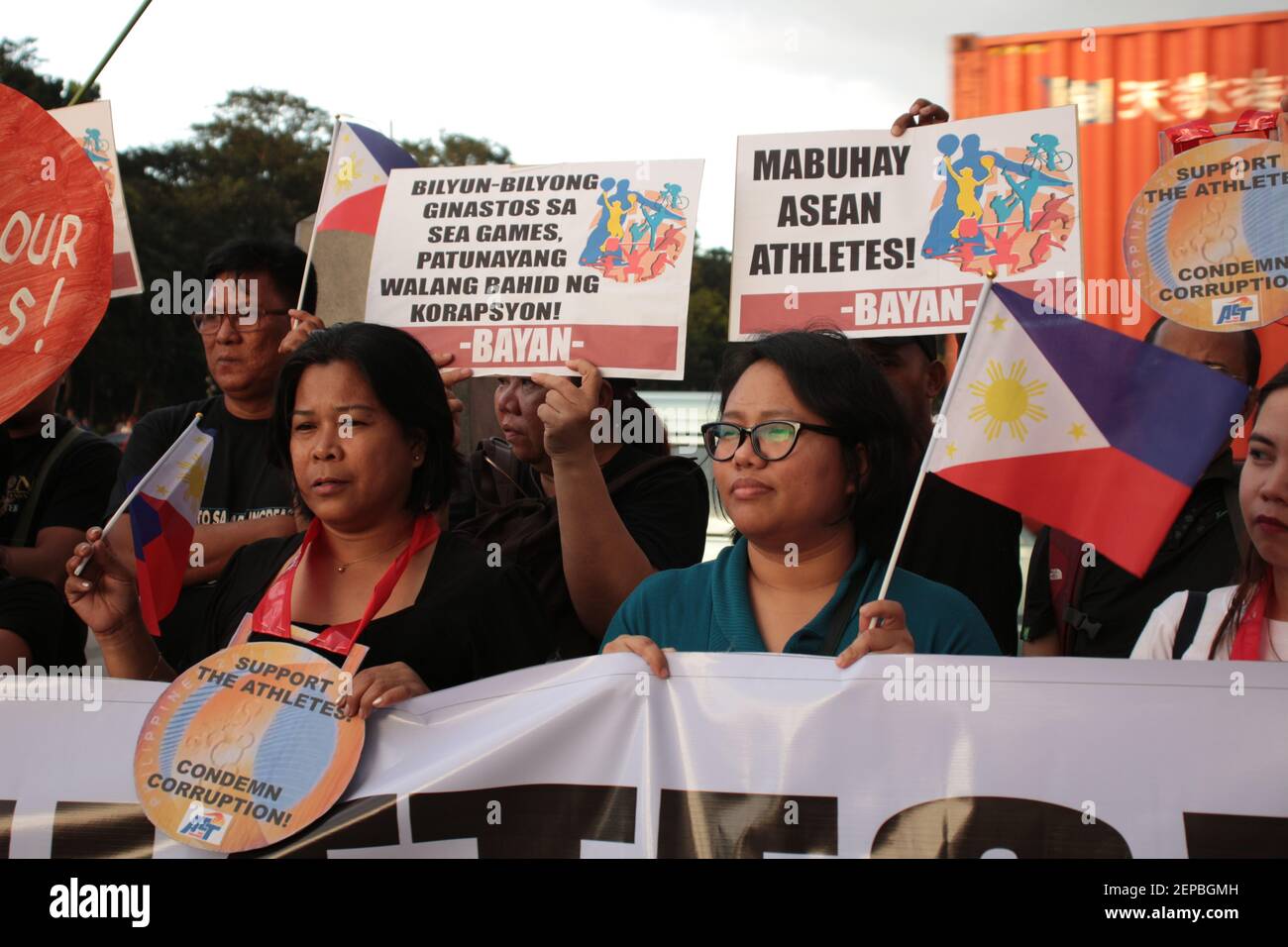 Militant groups staged a protest at Luneta Park urging Duterte ...