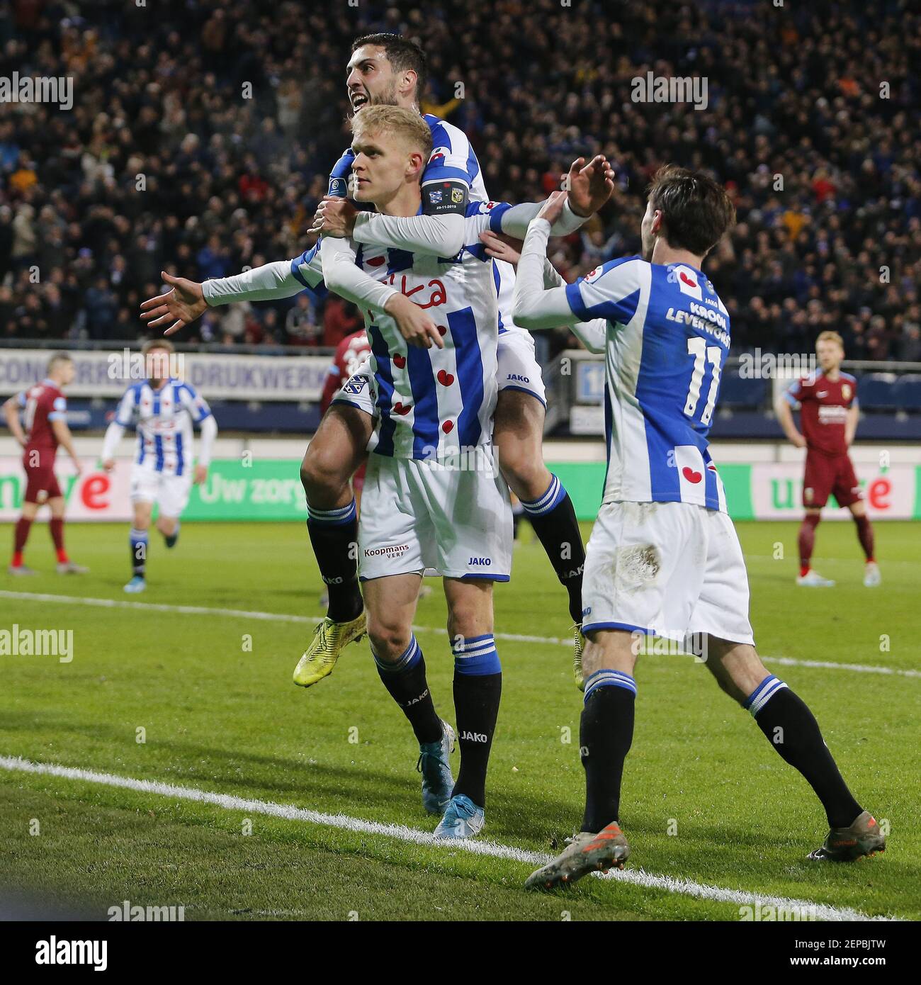 HEERENVEEN, 29-11-2019, Abe Lenstra Stadium, season 2019 / 2020, Dutch ...