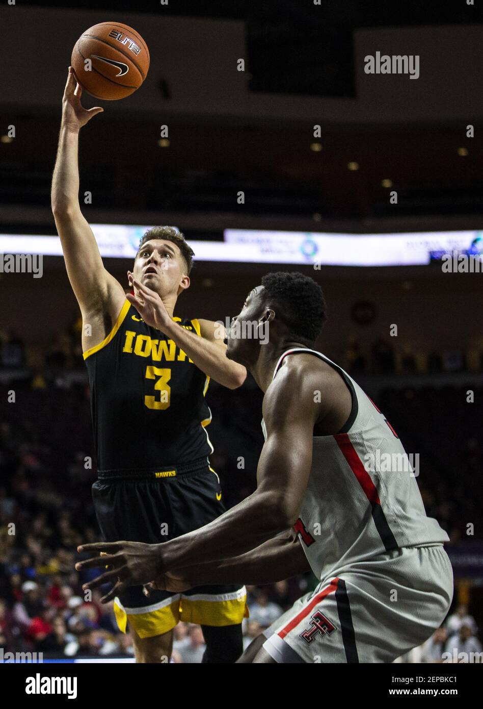 Nov 28 2019 Las Vegas, NV U.S.A. Iowa Hawkeyes guard Jordan Bohannon (3 ...
