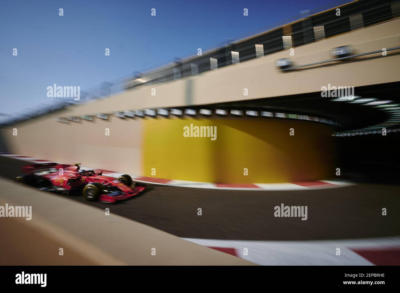 Scuderia Ferrari’s Monegasque driver Charles Leclerc competes during ...